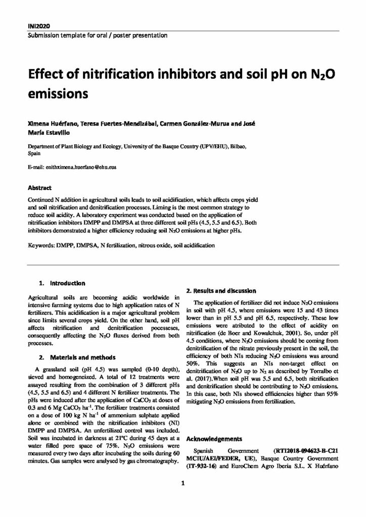 Abstracts for INI2021 | 8th Global Nitrogen Conference (INI2021)